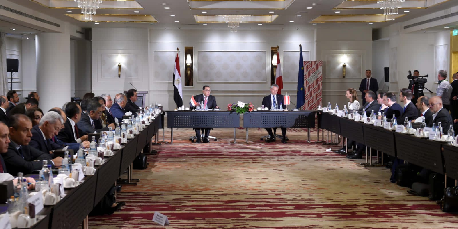 ASCAME President Ahmed El-Wakil and CEEBA Secretary General Dr Alaa Ezz ...